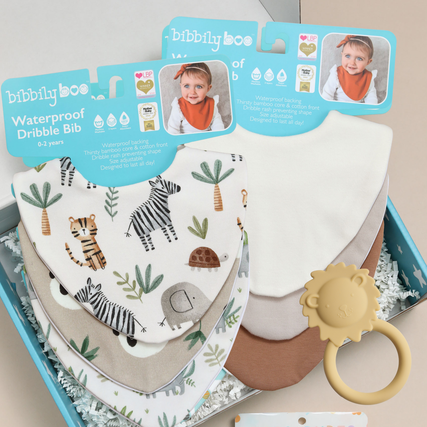Bibbilyboo | Award Winning Waterproof Dribble Bibs for Teething